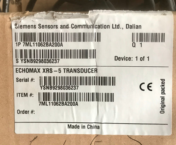 Siemens Echomax XRS-5 Sensor Ultrasound Transducer Level 7ML11062BA200 – The Pump Dealer