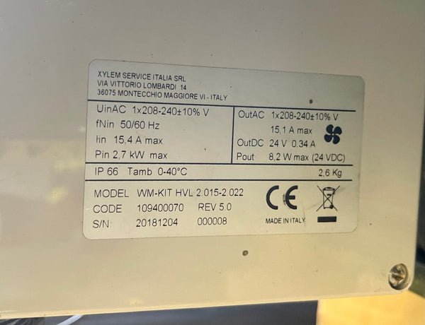 Lowara Hydrovar HVL 2.022 2.2Kw 230v inverter Wall Mount 10073L2AA #34 ...