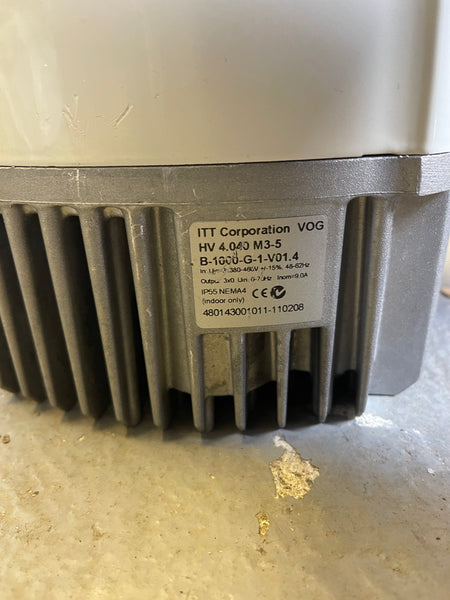 Xylem Hydrovar Inverter Control Unit HV 4.040 M3-5 B-1000-G-1-V0.14 Ma ...