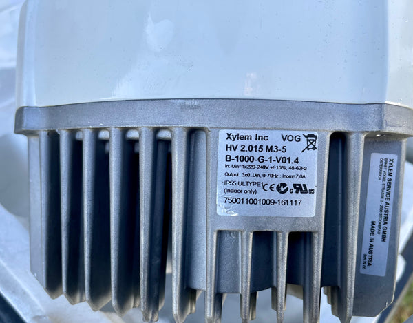 Xylem Hydrovar Inverter Control Unit HV 2.015 M3-5 B-1000-G-1-V01.4 1 ...