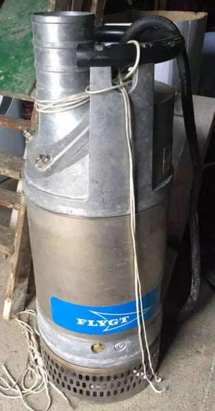 Flygt 2640.180 228 5.6kw 3~ submersible dewatering pump 4 inch #677 ...