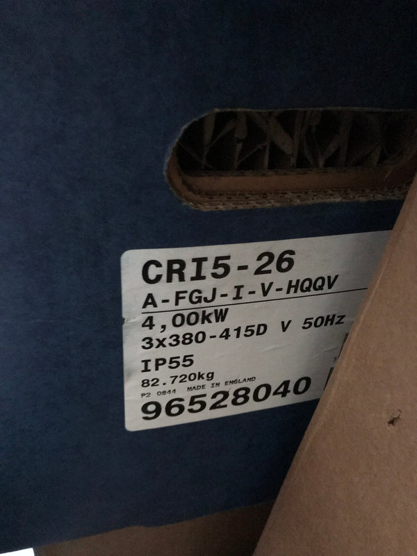 Grundfos CRI 5-26 stainless vertical multistage pump 96528040 #1689 ...