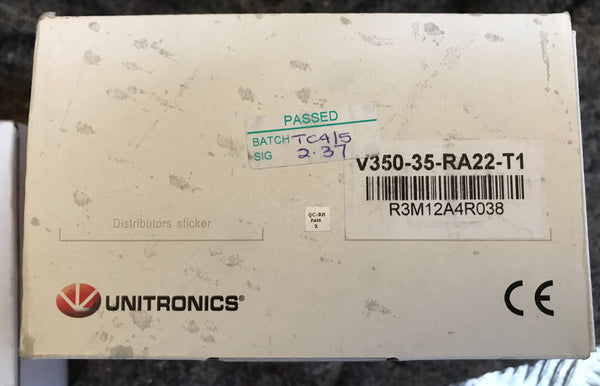 Unitronics V350-35-RA22-T1 3.5" Colour PLC Combined PLC & HMI #1406 ...