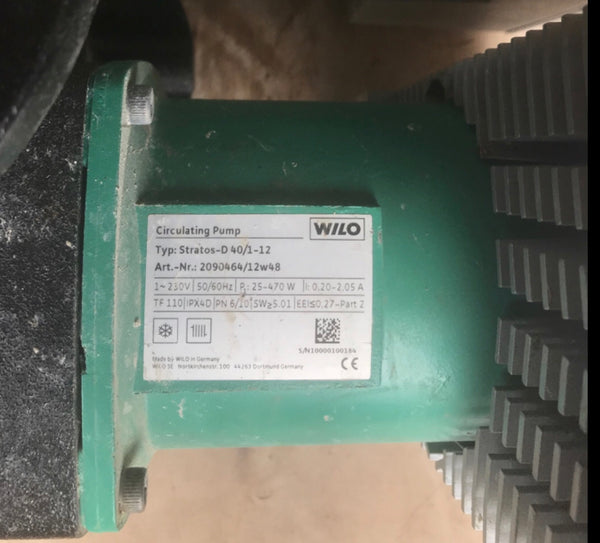 Wilo Stratos-D 40/1-12 1PH PN6/10 Pump Head - 2090464 #1306 USED – The ...
